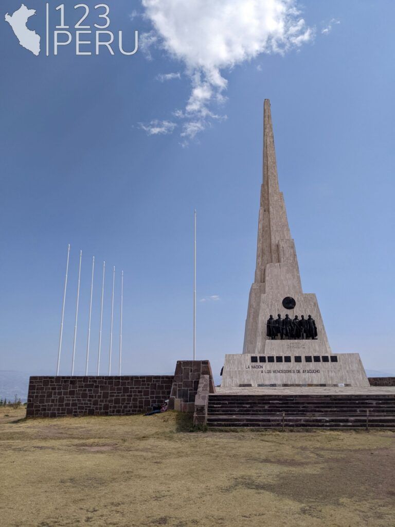 Pampa de la Quinua: A Gigantic Obelisk - 123 Peru